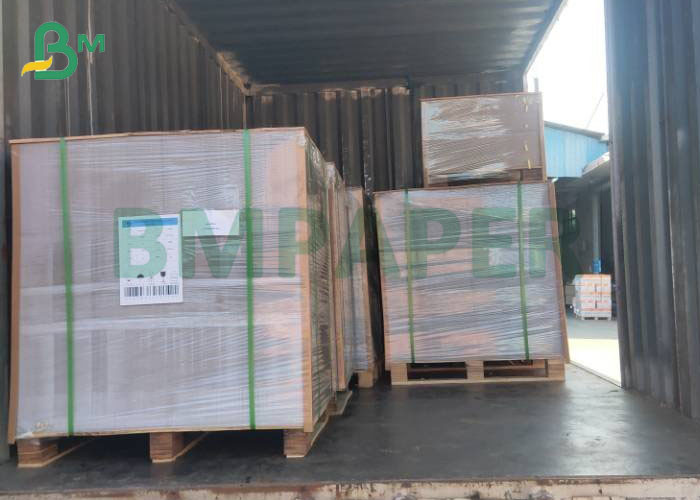 0.8mm Sampai 3mm Tebal Karton Putih Laminated grey back Duplex Board Sheets