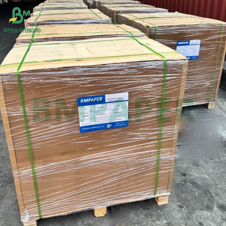 Brown Craft Cardboard 1.0mm 2.0mm Ketebalan Solid Sheets 787x1092mm